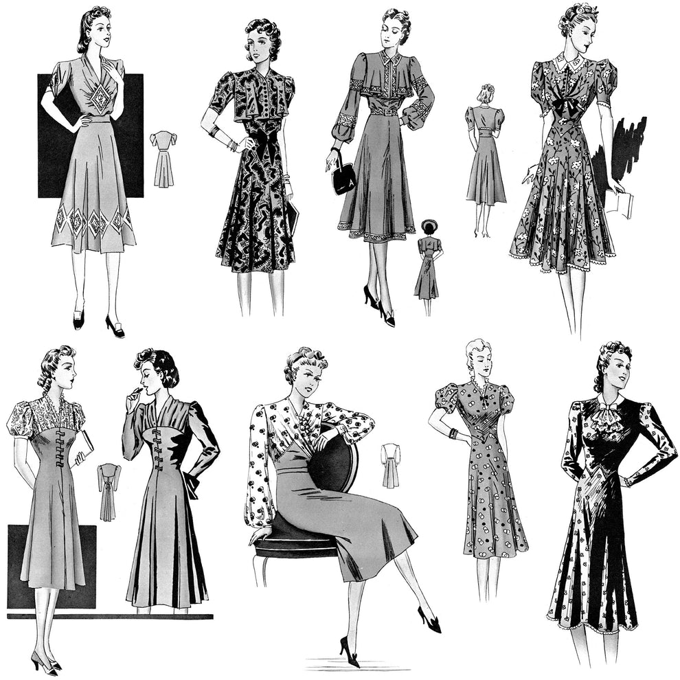 Vintage 1940 German Sewing Pattern Drafting Book – Day17Vintage