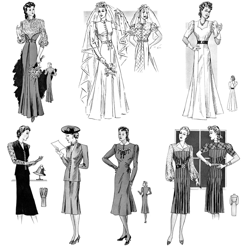 Vintage 1940 German Sewing Pattern Drafting Book – Day17Vintage