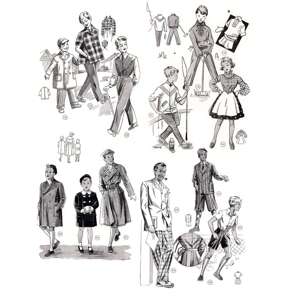 Vintage 1956 German Sewing Pattern Drafting Book – Day17Vintage