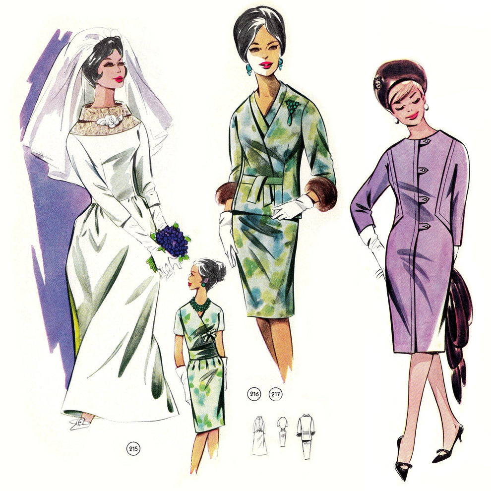 Vintage 1960s German Sewing Pattern Drafting Book – Day17Vintage